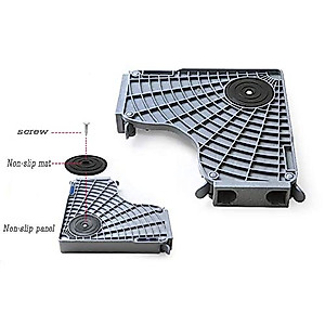 YGCBL Multifunction Portable Hand Trucks,Trolleyplastic Dolly Transport Roller Dollies Polypropylene Antirust Movable Base Universal Wheel Dryer 7Kg Capacity,Gray