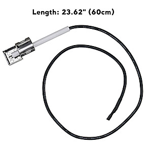 Uniflasy Grill Igniter and Ignition Electrode for Charbroil Advantage 463344015, 463343015, 463240015, 463344116, Performance 463347017, 463673017, 463376018P2, Commercial 463242716, 463242715, 4 Pcs