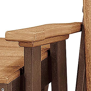 American Furniture Classics OS Home and Office 515CTB-K Double Glider, One Size, Cedar/Tudor Brown