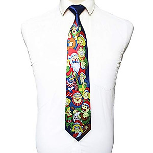 JEMYGINS Original 4PCS One-off Christmas Tie Mens and boys Necktie for Festival (7)