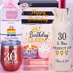 30th Birthday Gifts for Her, 30th Birthday Spa Gift Baskets for Women, Unique Birthday Gift Ideas for 30 Years Old Sister Friend Wife Coworker