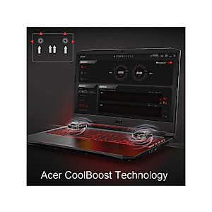 acer Nitro 5 15.6" FHD 144Hz Gaming Laptop, AMD Ryzen 5 4600H, 16GB DDR4, 1TB SSD, GTX 1650, Windows 10 Home, Black