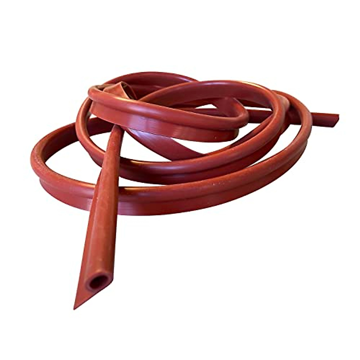 Silicon Tadpole Seal, P-Gasket 12 feet - for BBQ Smoker Door Gasket 7/16 x 15/16 Wide x 12' ft