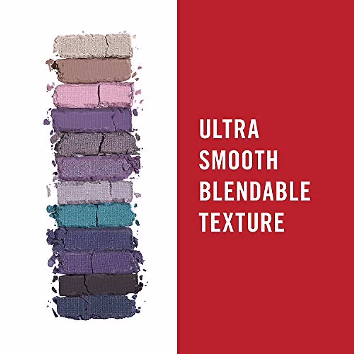 Rimmel London Magnif'Eyes Eyeshadow Palette, 12 Shades, Blendable Formula, Versatile, 008, Electric Violet, 0.5oz