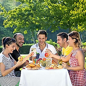 CAKRETY Glasses with Bamboo Lids and Glass Straw 4pcs Set, 16oz Can Shaped Glass Cups, Beer Glasses, Iced Coffee Glasses, Soda, Gift 2 Cleaning Brushes