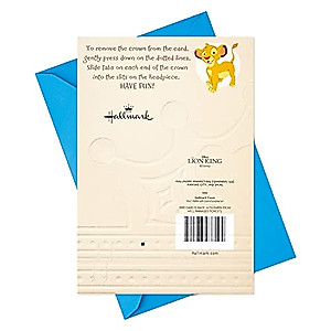 Hallmark First Birthday Card for a Boy (Lion King)