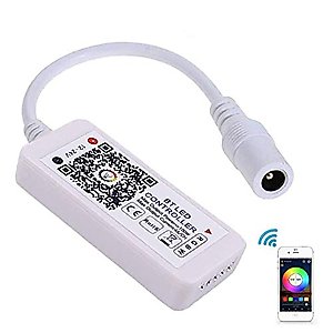 HaoDeng Bluetooth RGBW/RGB Controller for LED Light Strips, Android and iOS Free App Bluetooth LED Strip Light Controller
