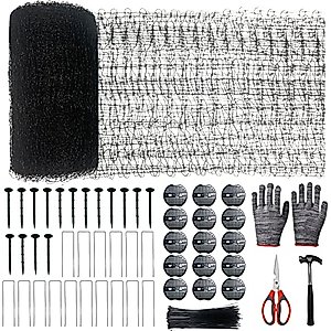 NestBasics Garden Bird Netting Garden Fencing Netting mesh 101 ft x 7 ft Durable Bird Netting Fencing Barrier for Plastic Protection net mesh for Fruit Vegetable Flower Garden