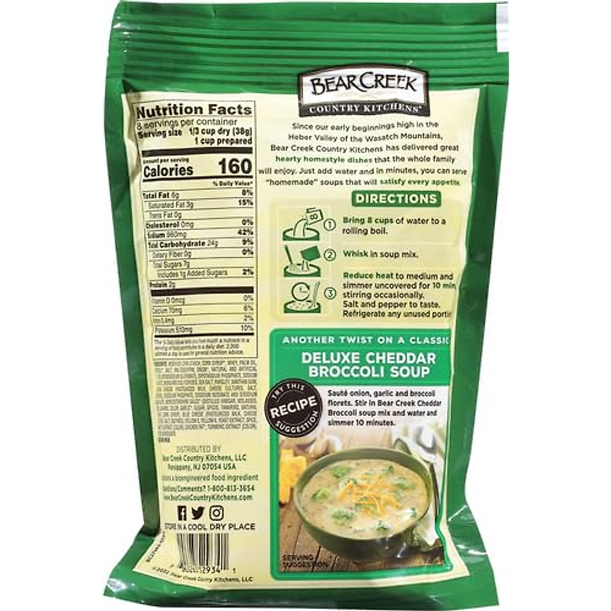 Bear Creek Soup Mix, Cheddar Broccoli, 10.6 Ounce