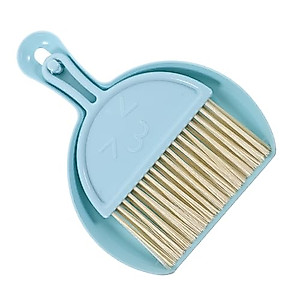 Levemolo 1 Set Broom to Clean up Cars Automotive Brooms Detailing Brush Combos Small Sweeping Countertop Brush Small Cleaning Brush Multi-Function Whisk Broom Desk Cleaner Brush Blue Pp