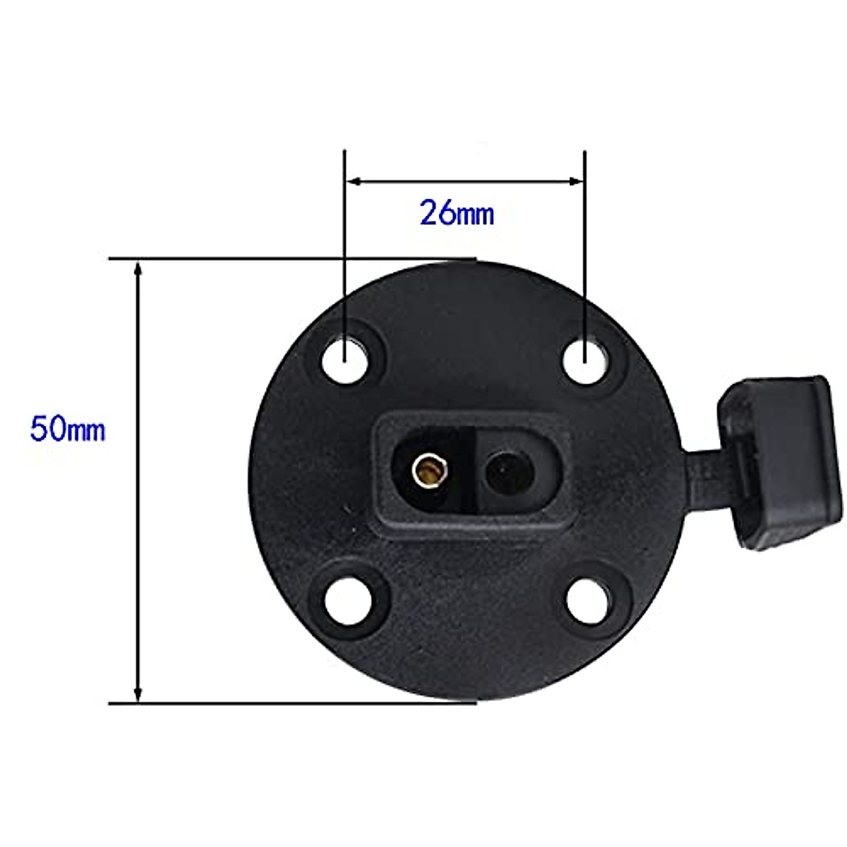 Meiyangjx 60cm10 AWG SAE Connector, Solar Weatherproof SAE Socket Sidewall Port, SAE to SAE 2 Pin Quick Disconnect Panel Extension Cable (with SAE Plug)