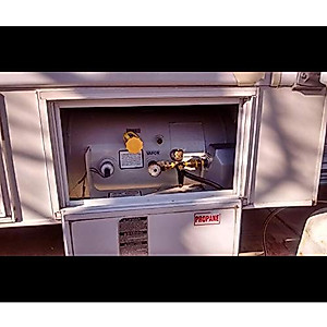 Stanbroil Propane Brass Tee Adapter Kit with 4-Port with 5-feet and 12-feet Hose for Motorhomes Tank RV Camping