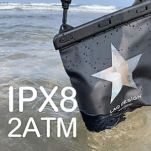 LAQ DESiGN Perspective Waterproof Storage Bag & Double Sided Perspective Dry Bag with Screen Touchable Inter Pocket