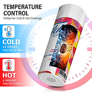 TUMBTU Be Gone 20oz Skinny Tumblers Cup Coffee Mug with Lid Funny Party Cup Reusable Insulated Stainless Steel for Hot & Cold Drinks Tea Cup Iced Coffee Travel Mug, Red - 1 Count (Pack of 1)