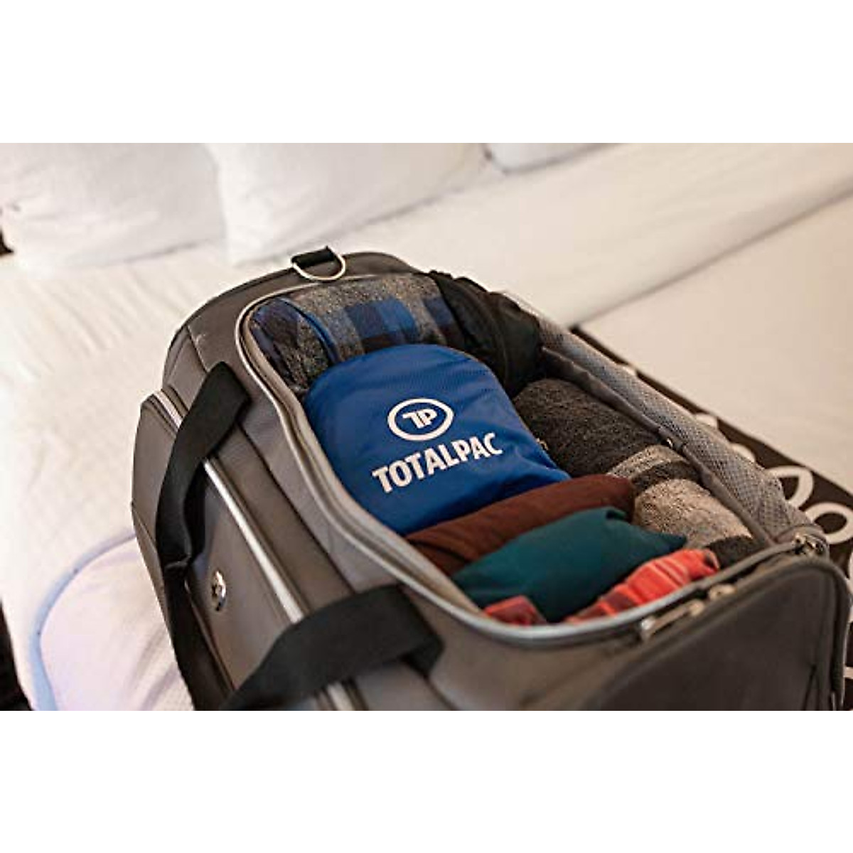 Totalpac - 35L Hiking Daypack Backpack - 11oz - Ripstop Nylon - 11 Pockets - Traveling & Hiking