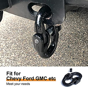 lifgarfe 2pcs 1/2inch Hammerlock Coupling Connector Link Safety Chain Adapter Connector Link Hammerlock Tow Hitch