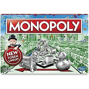 Monopoly Game, Family Board Game for 2 to 6 Players, Monopoly Board Game for Kids Ages 8 and Up, Includes Fan Vote Community Chest Cards