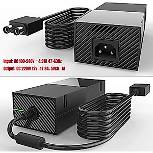 Power Supply for Xbox One, YUDEG AC Adapter Replacement Charger Brick Power Supply for Xbox One