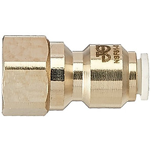 John Guest MI4508F4SLF Female Flare Connector, 1/4" OD x 1/4 (Pack of 10)