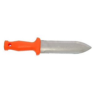 Zenport K245-10 ZenBori Soil Knife with 6-Inch Stainless Steel Serrated Blade, Box of 10, Orange
