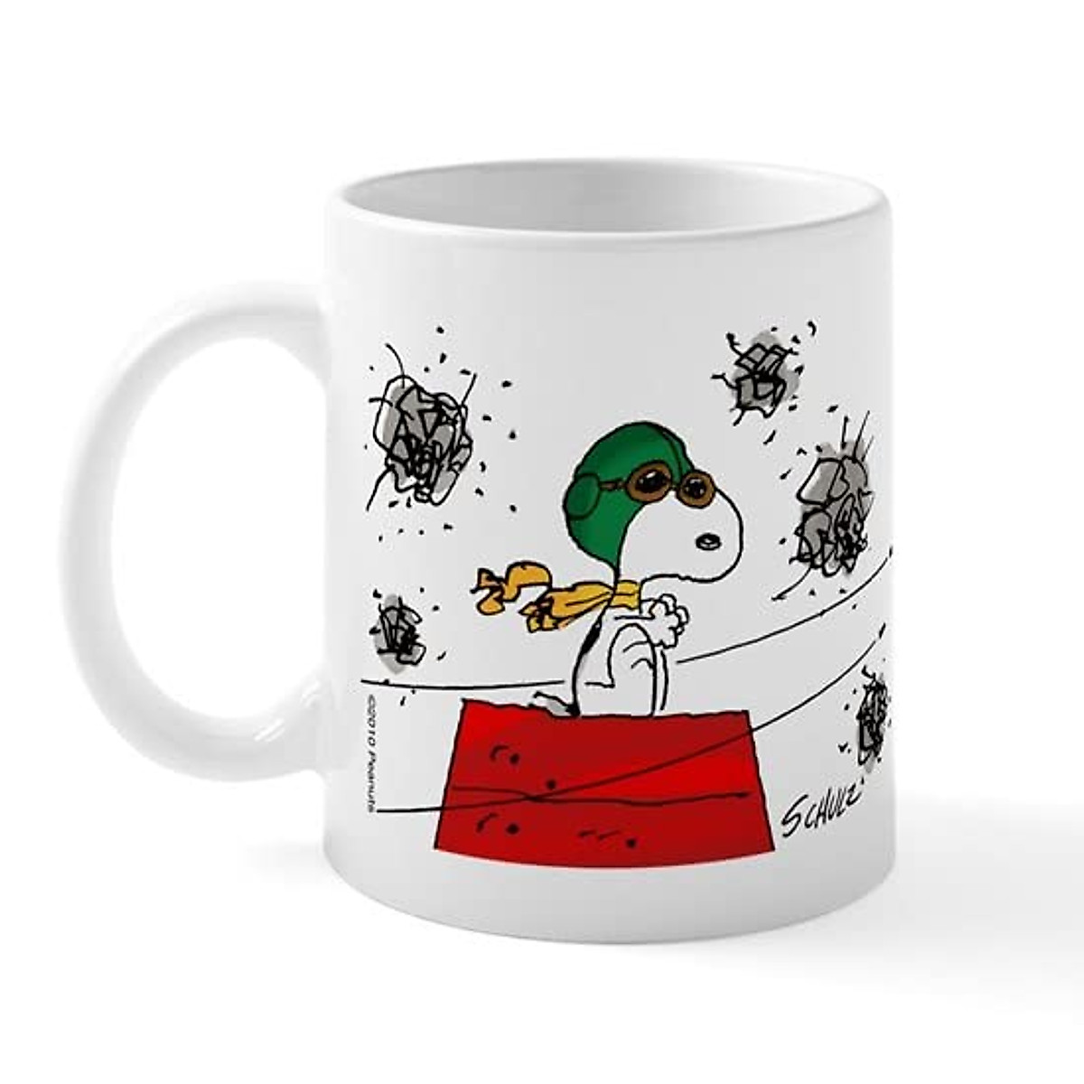 CafePress Flying Ace Dodging Bullets Mug Ceramic Coffee Mug, Tea Cup 11 oz