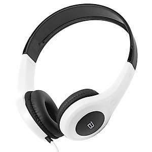 HERCULES AMS-DJC-INPULSE-200 DJControl Inpulse 200 2-Channel DJ Controller for DJUCED Bundle with Bytech Stereo Headphones DJ Style Headset (White)