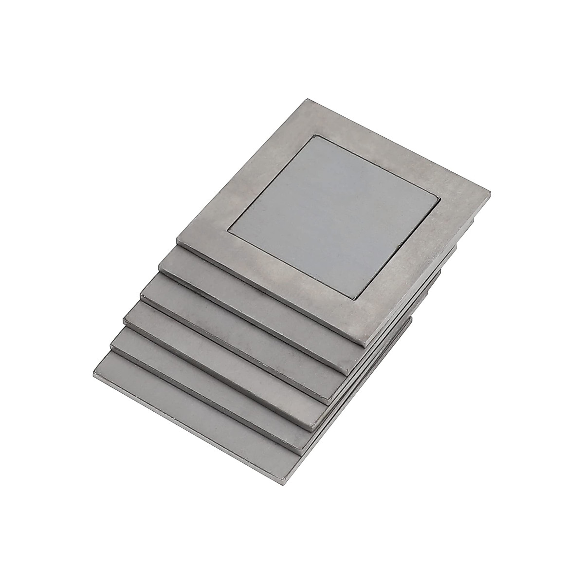 Luckyweld Welding Practice Kit, Mild Steel Welding Coupons 6pcs, 3 and 2 Inch Wide, Suitable for Novice MIG, TIG, Stick, Arc,MMA Welding Kit(Mild steel)