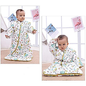 Toddler Boys Girls Sleepsack Winter Warm Wearable Blanket Sleeping Bag, Dinosaur 12-24 Months