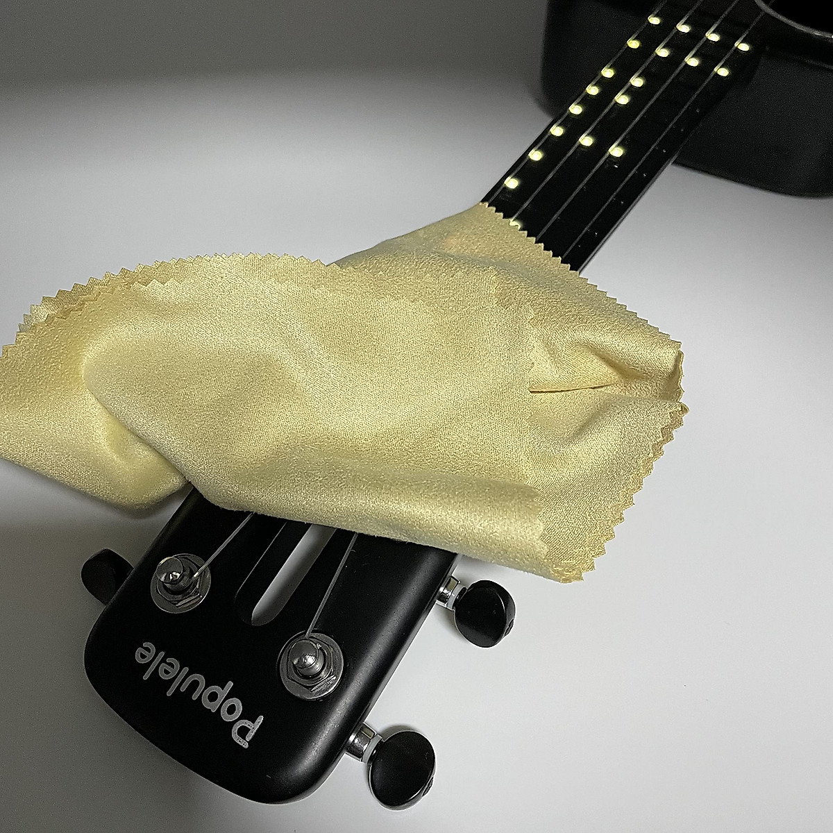 AAwipes Trumpet Cleaning Cloths Microfiber 12"x12" (6-Pack, Yellow) Plush Polishing Cloths for Musical Instruments Cleaning Cloths for Guitar Violin Piano Clarinet Sax Universal (HCIS-1212-Y)