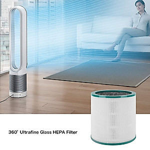 Colorfullife 2 Pack TP02, TP03 Replacement Air Purifier Filter for Dyson Tower Purifier Pure Cool Link TP02, TP03, Compare to Part 968126-03