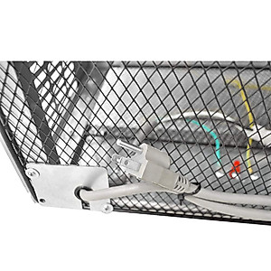 Aceland ASR-72BM 3 Door 72" MEGA Top Sandwich Prep Table Refrigerator - 20 Cu.Ft Refrigerated Salad Prep Station Table with Cutting Board and Pans, for Restaurant, Bar, Shop, Residential