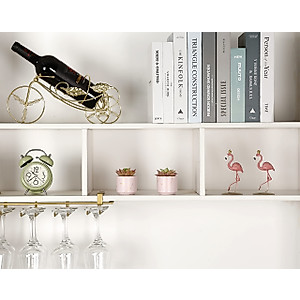 zenmag Fake Succulents, Mini Succulents Plants Artificial in Pink Ceramic Pots for Desk Livingroom Bathroom and Home Decoration Office Decor for Women Set of 2 Artificial Succulents