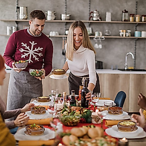 SZUAH 17 OZ French Onion Soup Bowls Set of 4, French Onion Soup Crocks Oven Safe Soup Bowls with Handles, Dishwasher, Microwave, Broiler Safe, Ceramic Bowl Set for Stews, Soup, Cheese & Chili