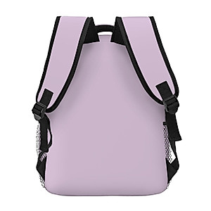 CUKCIC ERICAT 3D Printing Backpack Cute Purple Daily Large Capacity Personalized Backpack