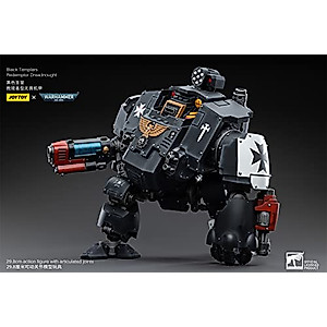 HiPlay JoyToy Warhammer 40K Black Templars Redemptor Dreadnought 1:18 Scale Collectible Action Figure