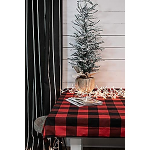 Premier Prints Buffalo Check Red/Black, Fabric by the Yard