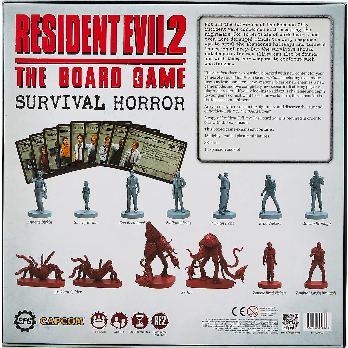 Steamforged Games Resident Evil 2 The Board Game: Survival Horror Expansion