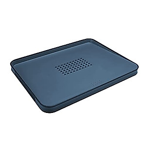 Joseph Joseph 981001 Cut&Carve Plus Plus Chopping Board, Large, Sky