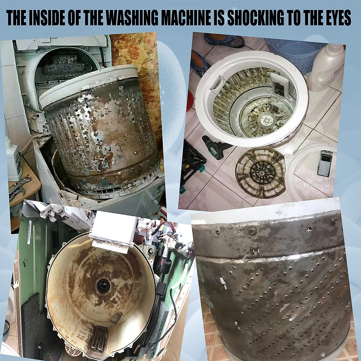 New Dove Dishwasher Cleaner Tablets, Front Load and Top Loader Machine Cleaner, 24PCS*2 Washer Cleaner Tablets, Washer Cleaner That can be Used for 1 Year