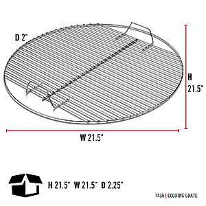Weber Replacement Cooking Grate, fits 22" Charcoal Grills
