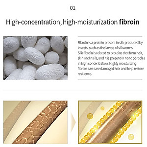 Masil 9 Conditioning Silk Protein Balm - Hydrating Smoothing Moisture Essence | Sulfate, Paraben & Silicone-Free | Anti-Frizz Treatment for Dry, Unmanageable, Damaged Hair (6.08 fl oz)