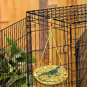 Reptile Hammock Swing Hanging Bed, Cute Lizard Swing Toy, Cotton Lizard Bed, Reptile Summer Bed for Bearded Dragon Leopard Gecko Lizard Birds Parrots Rats (D)