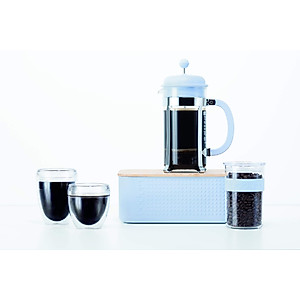 Bodum Pavina Outdoor Double-Wall Plastic Tumbler, BPA-Free, 8oz, Clear