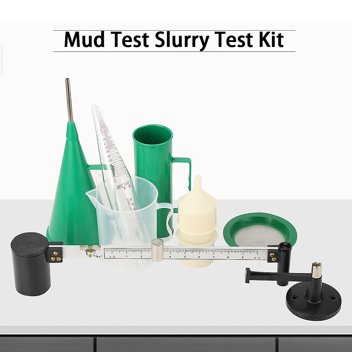 Lfhelper Mud Hydrometer Mud Tester Mud Viscosimeter Sand Content Meter Viscosity Cup Slurry Test Kit