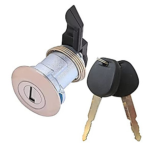 69058-35140 69058-26030 69058-34020 Fuel Door Lock Cylinder &2 Keys Compatible with 1998 Toyota Tacoma SR5 Extended Cab Pickup 2-Door 2.7L 2694CC l4 Gas DOHC Naturally Aspirated