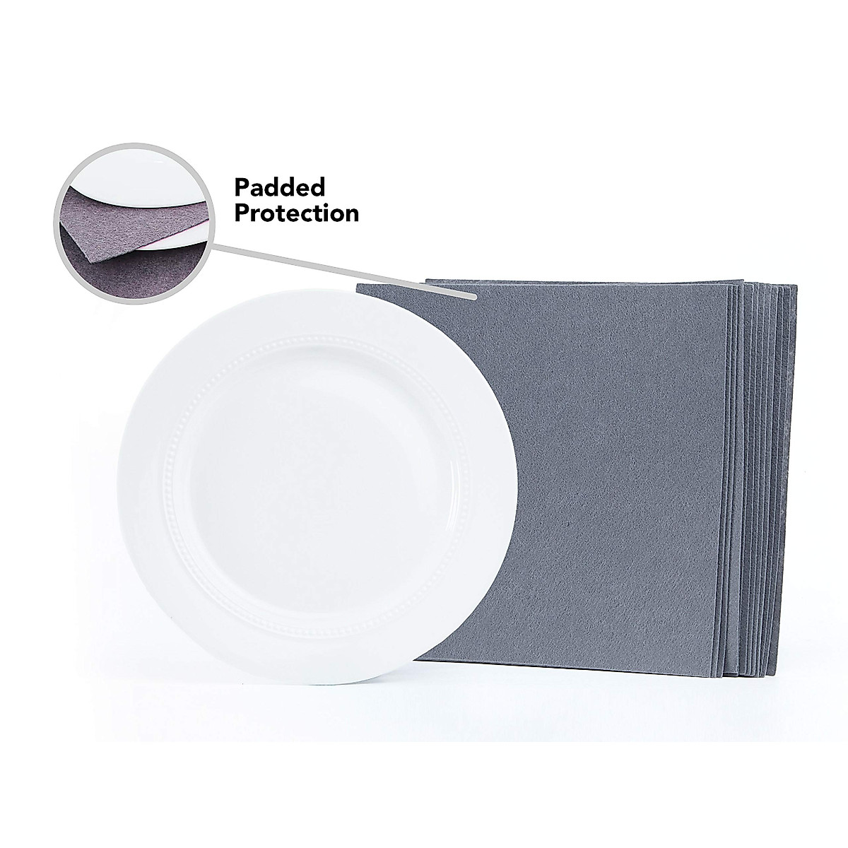 Covermates Keepsakes Felt Dividers for Dish Storage – Set, Scratch & Breakage Protection, China Storage, Various