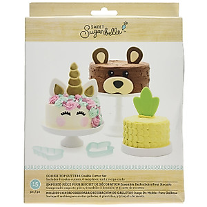 AMERICAN CRAFTS Sweet Sugarbelle Cake Top Cutters 15pcs