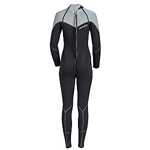 Henderson 7mm Aqualock Quickdry Women’s Back Zip Jumpsuit Black 8S