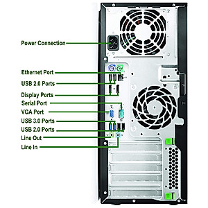 Hp EliteDesk 800 G1 Tower Computer Desktop PC, Intel Core i5 3.2GHz Processor, 16GB Ram, 256GB M.2 SSD + 1TB HDD, WiFi & Bluetooth, Wireleess Keyboard and Mouse, Windows 10 Pro (Renewed)