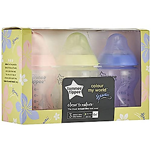 Tommee Tippee Colour My World 3 x 260ml Bottles